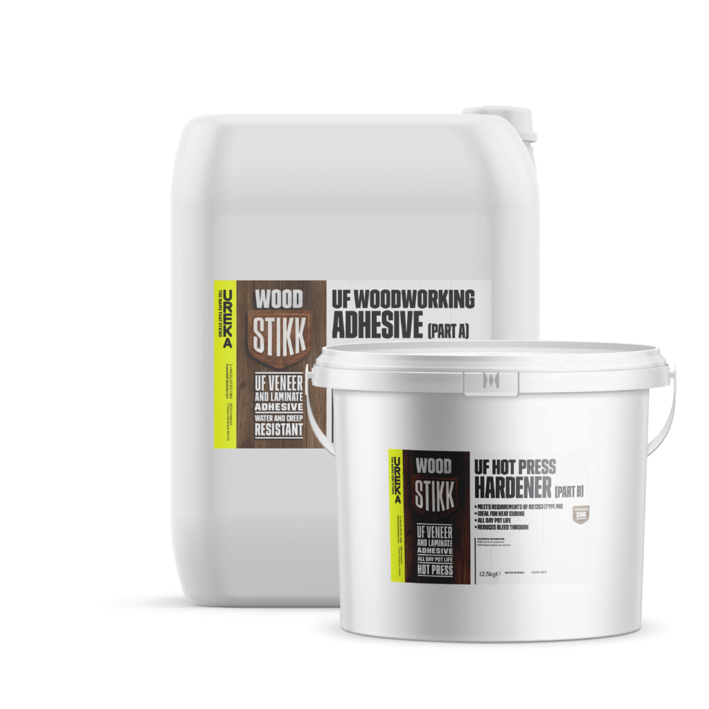 Woodstikk UF Veneering Adhesive Kit Hot Press - Ureka